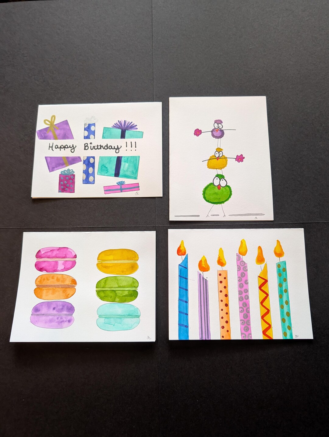 Variety Pack of Greeting Card - Set of 4 (A) - Etsy