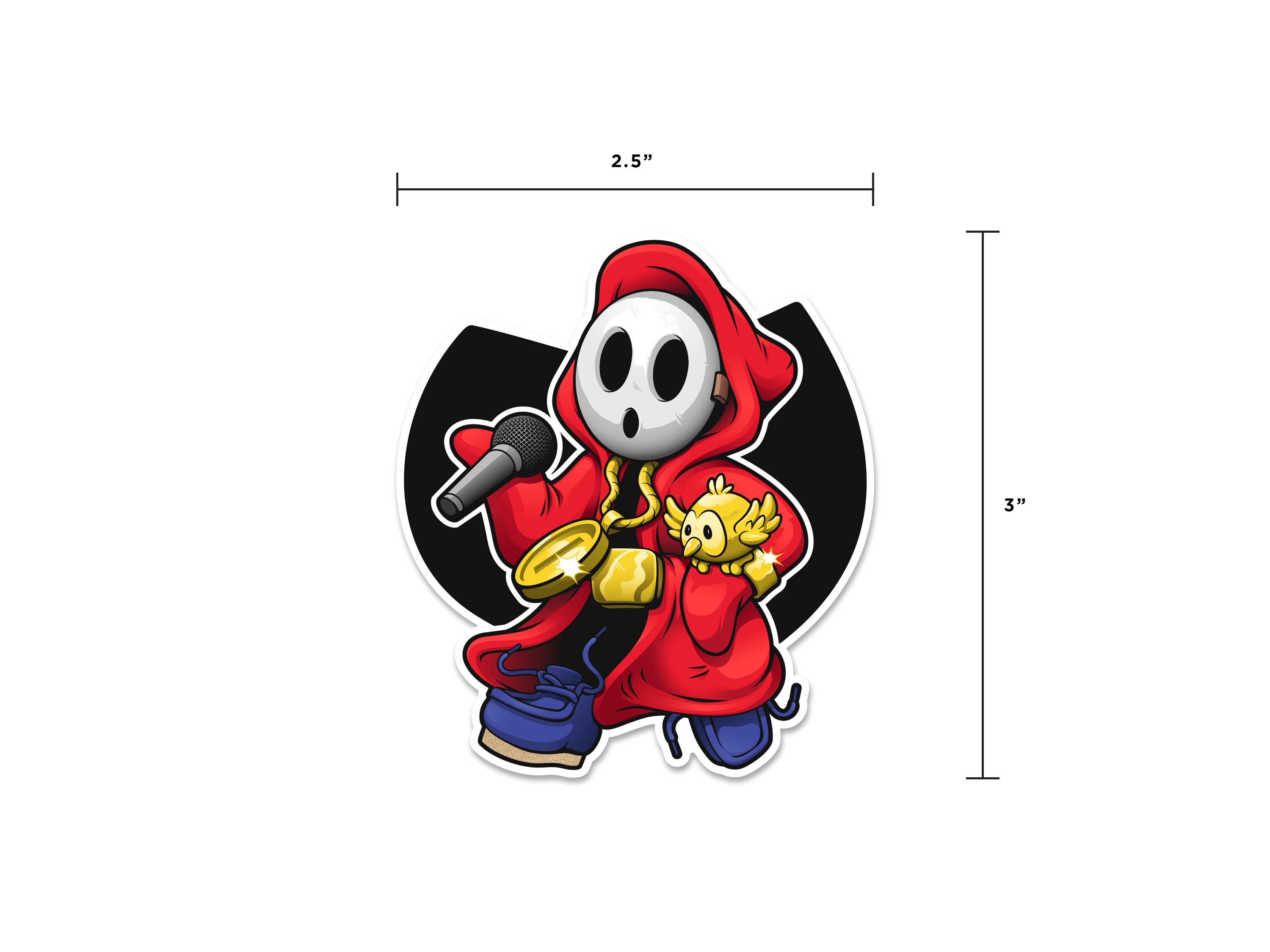 Shyghost - Ghostface Killah/shy Guy Sticker - Etsy