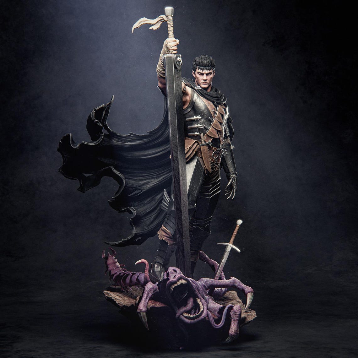 Guts – Dark Fantasy Mini Resin Statue | 3D Printed Anime Inspired ...