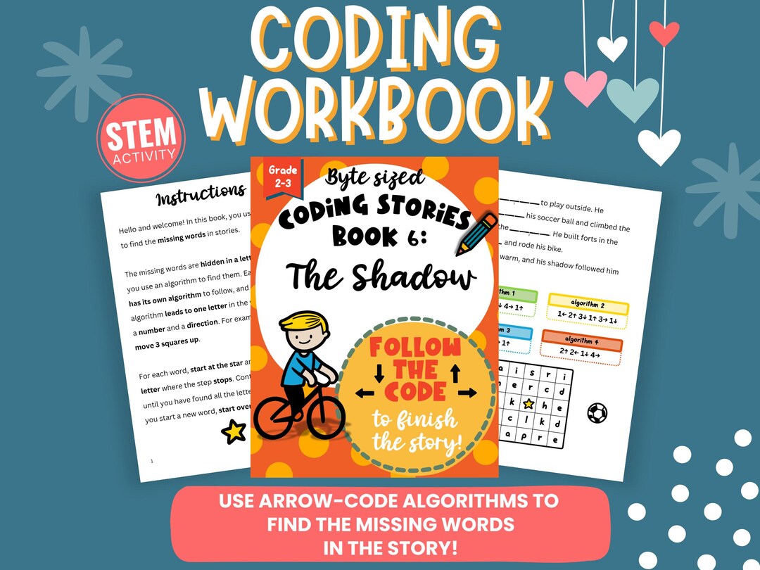 Printable Coding Worksheets for Kids | STEM Activity (digital Download ...