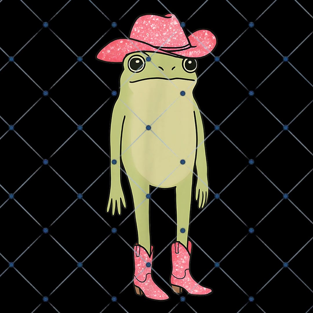 Western Cowgirl Rodeo Frog PNG - Funny Cowboy Cartoon Design for Women ...