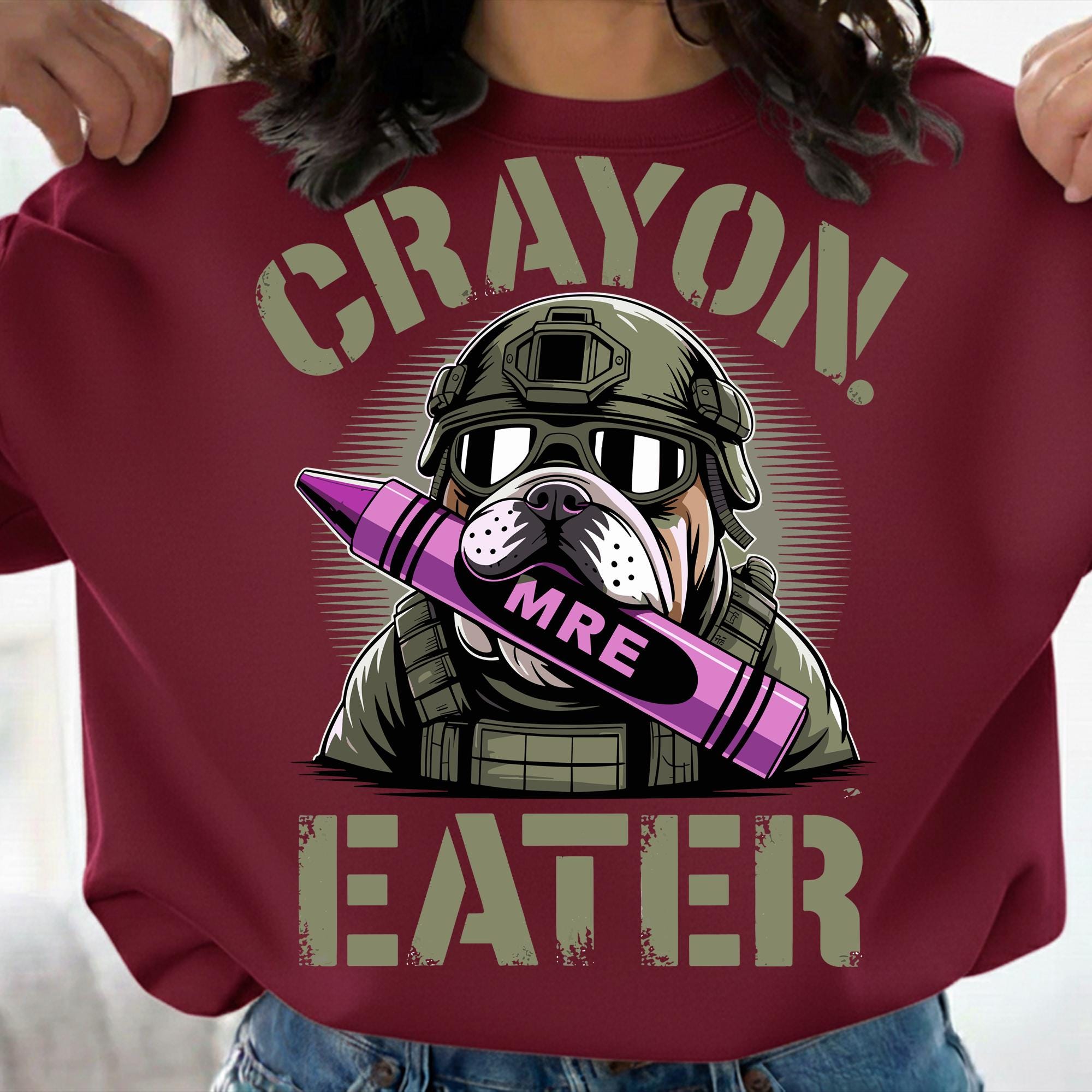 Crayon Eater Military Meme PNG – Patriotic Camo Graphic (digital ...