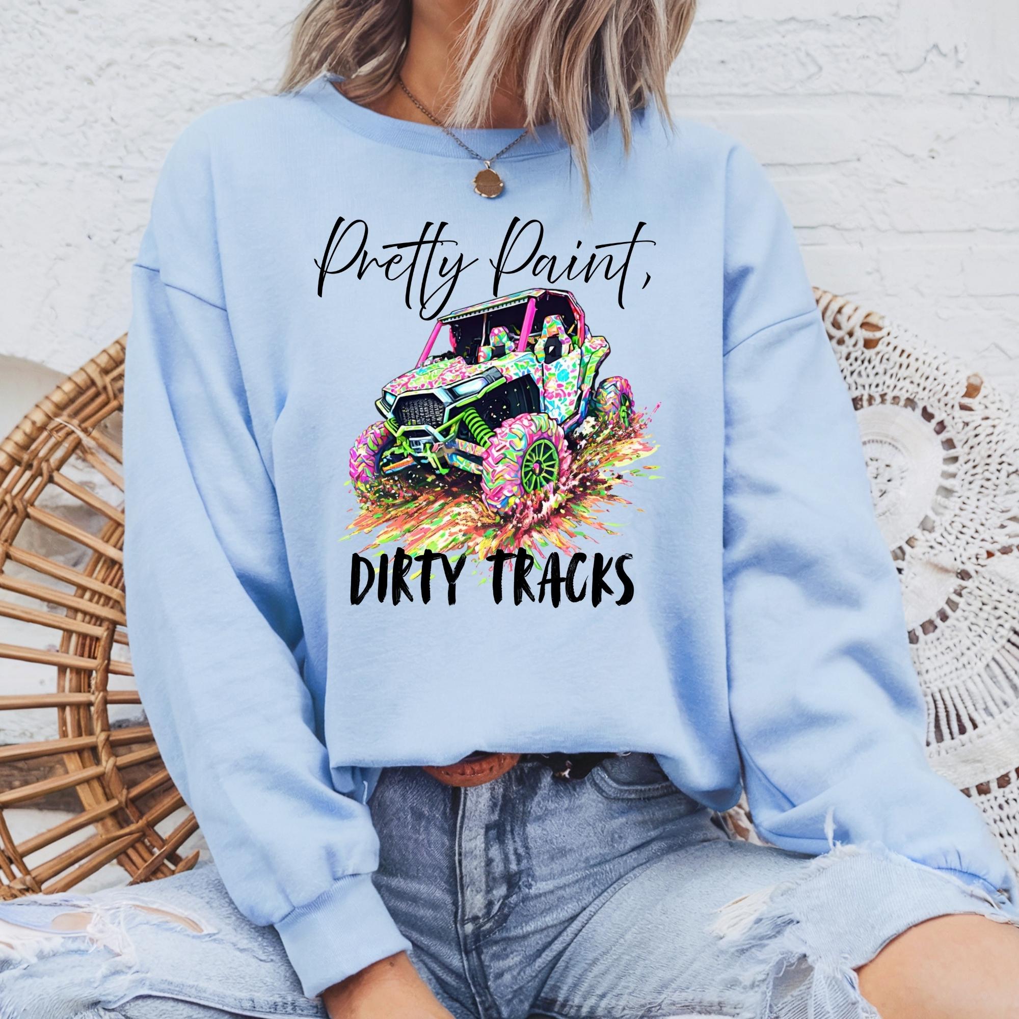 Pretty Paint Dirty Tracks PNG, Colorful UTV off Road, ATV Girl ...