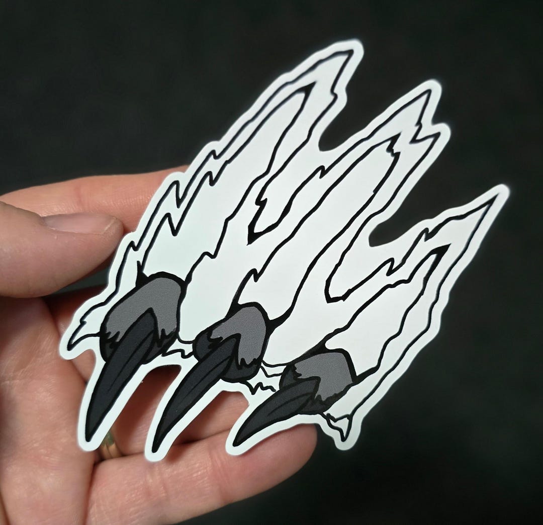 Werewolf Claw Slash Lycan Anthro Snarly Monster Horror Weatherproof ...