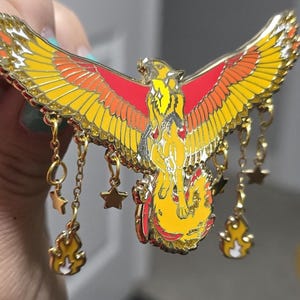 Fantasy Gryphon Dangle Charm Phoenix Firebird Constellation Bird ...