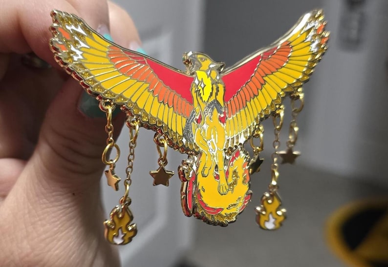 Fantasy Gryphon Dangle Charm Phoenix Firebird Constellation Bird ...