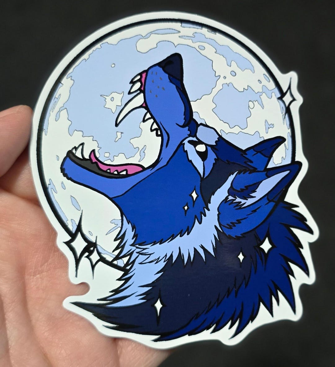 Werewolf Moon Rage Lycan Anthro Snarly Monster Full Moon Weatherproof ...