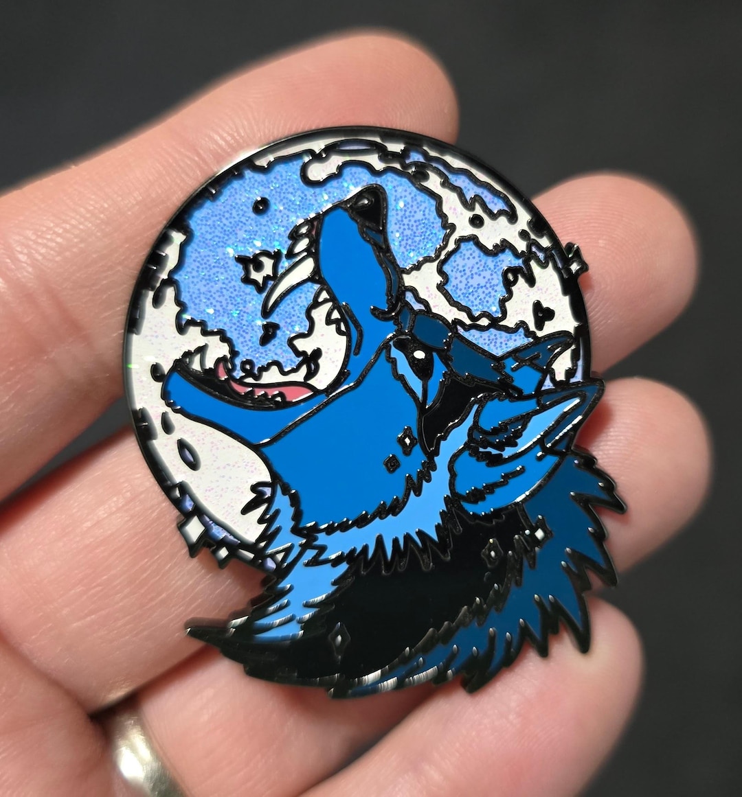 Werewolf Full Moon Rage Lycan Fantasy Hard Enamel Pin - Etsy