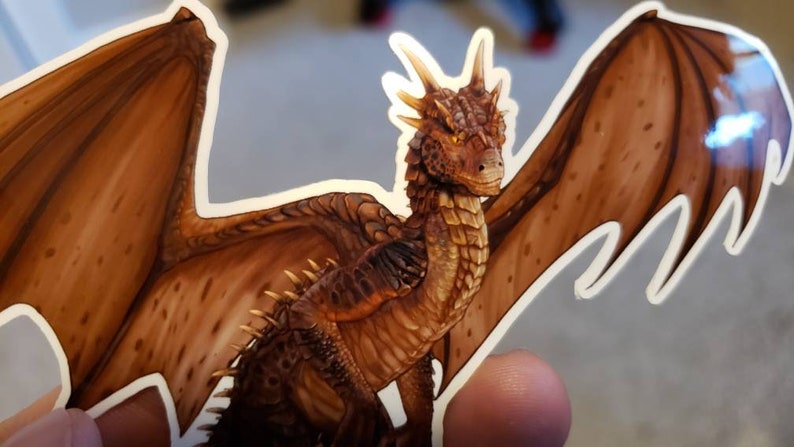 Dragonheart Draco Sean Connery Dragon Fan Art Realism Sticker - Etsy