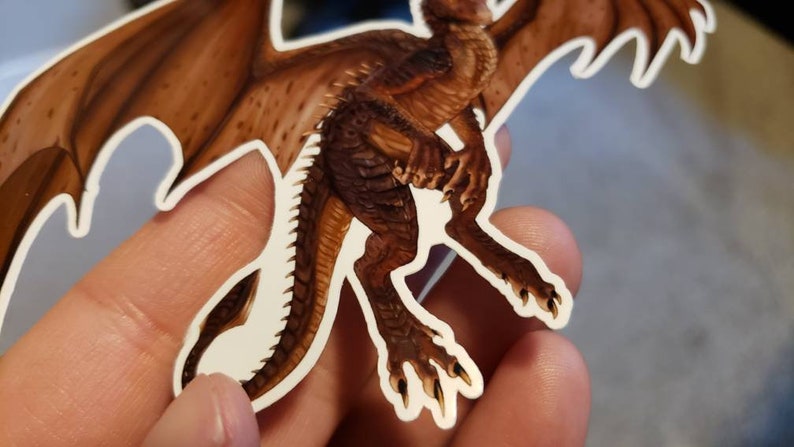 Dragonheart Draco Sean Connery Dragon Fan Art Realism Sticker - Etsy