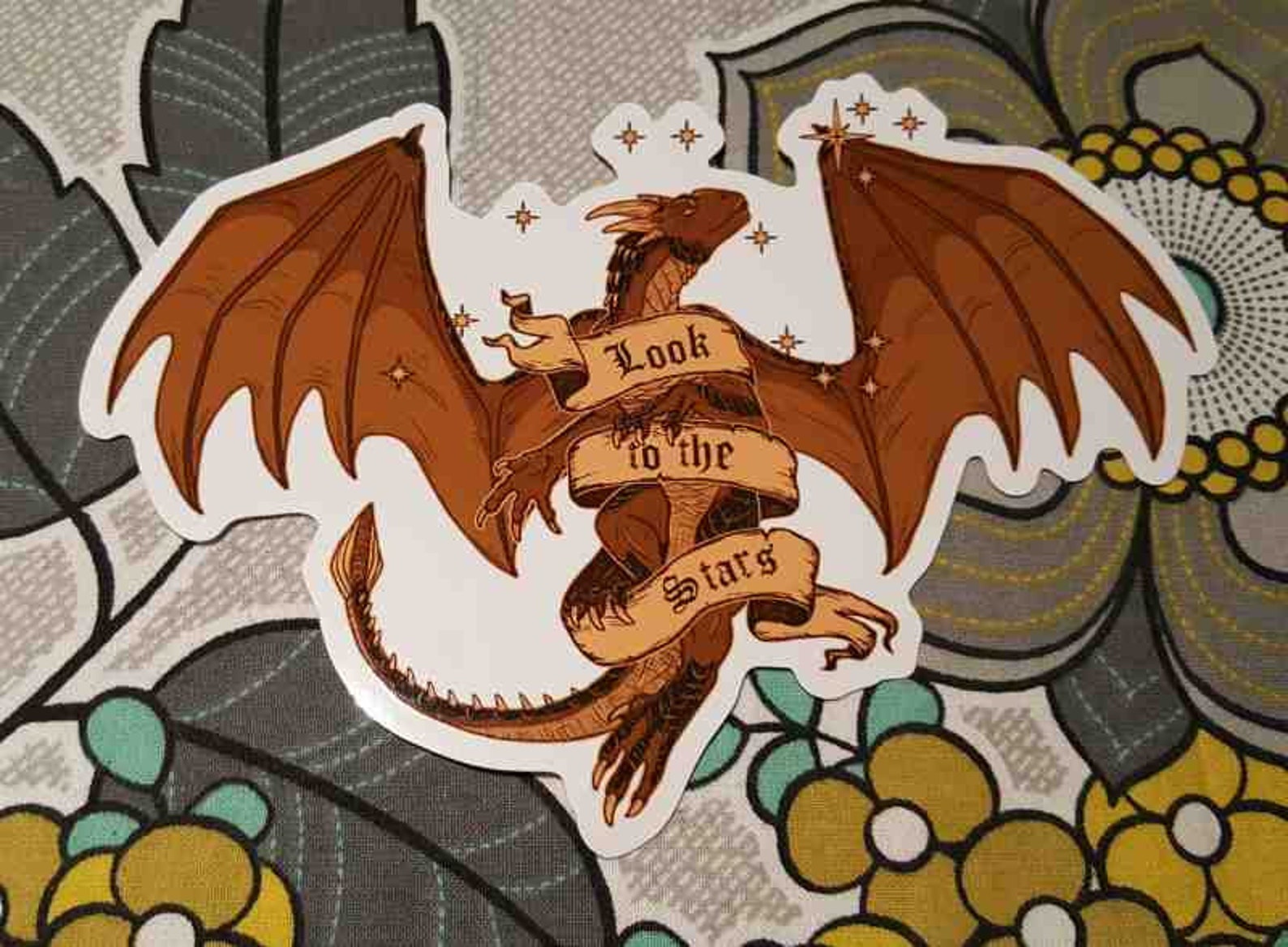 Dragonheart Draco "look to the Stars" Fan Art Sticker - Etsy