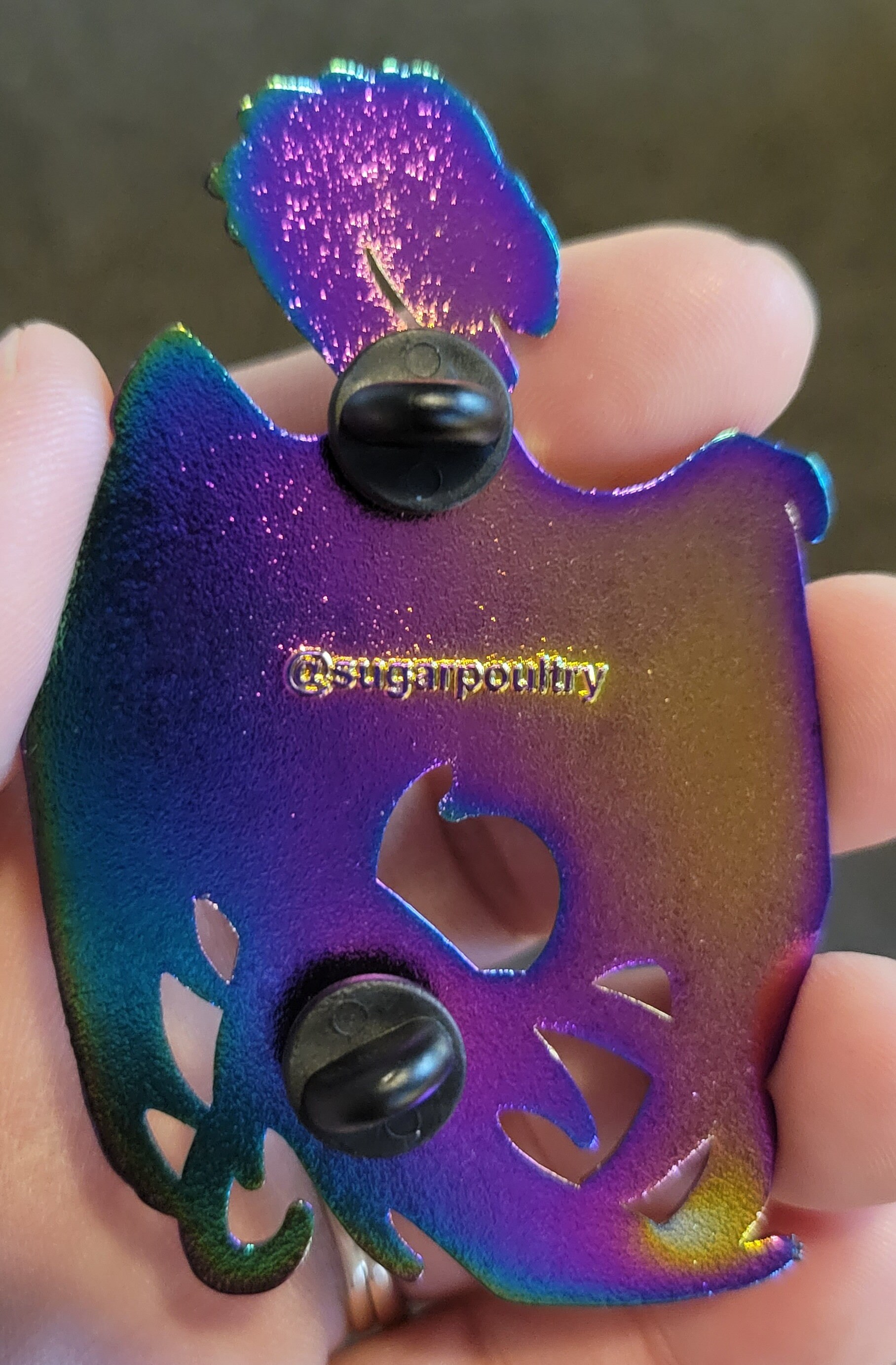Elemental Night Starry Black Rainbow Magical Dragon Fantasy Enamel Pin ...