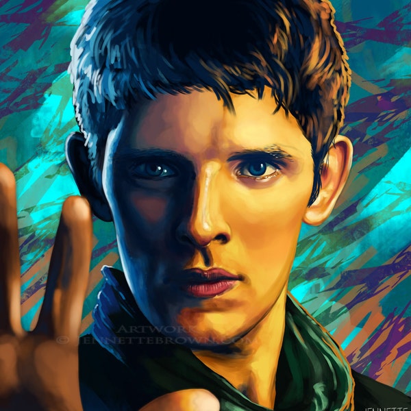 Merlin Bbc - Etsy