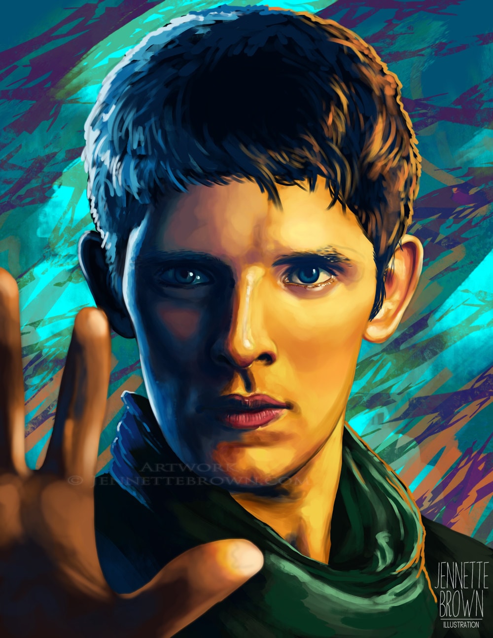 Merlin Colin Morgan Full Body Shot