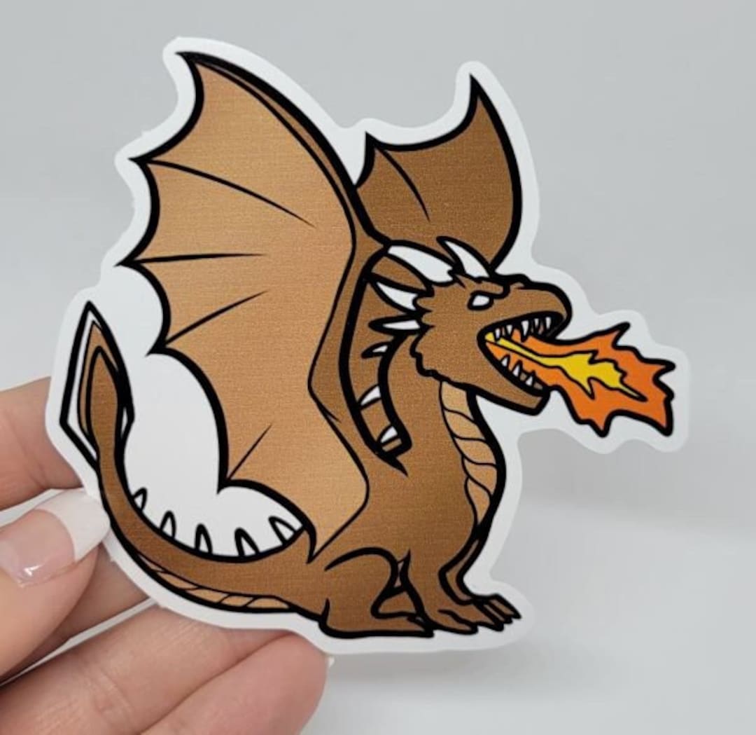 Dragonheart Draco Chibi Fan Art Sticker - Etsy Ireland