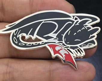 Yin and Yang Hard Enamel Pin HTTYD Nightfurry and | Etsy