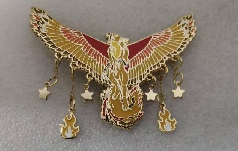 Fantasy Gryphon Dangle Charm Phoenix Firebird Constellation Bird ...