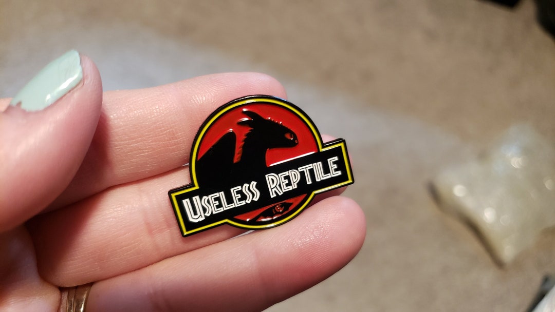 Dragon Dino Mashup Enamel Pin: "useless Reptile" Fan Art - Etsy
