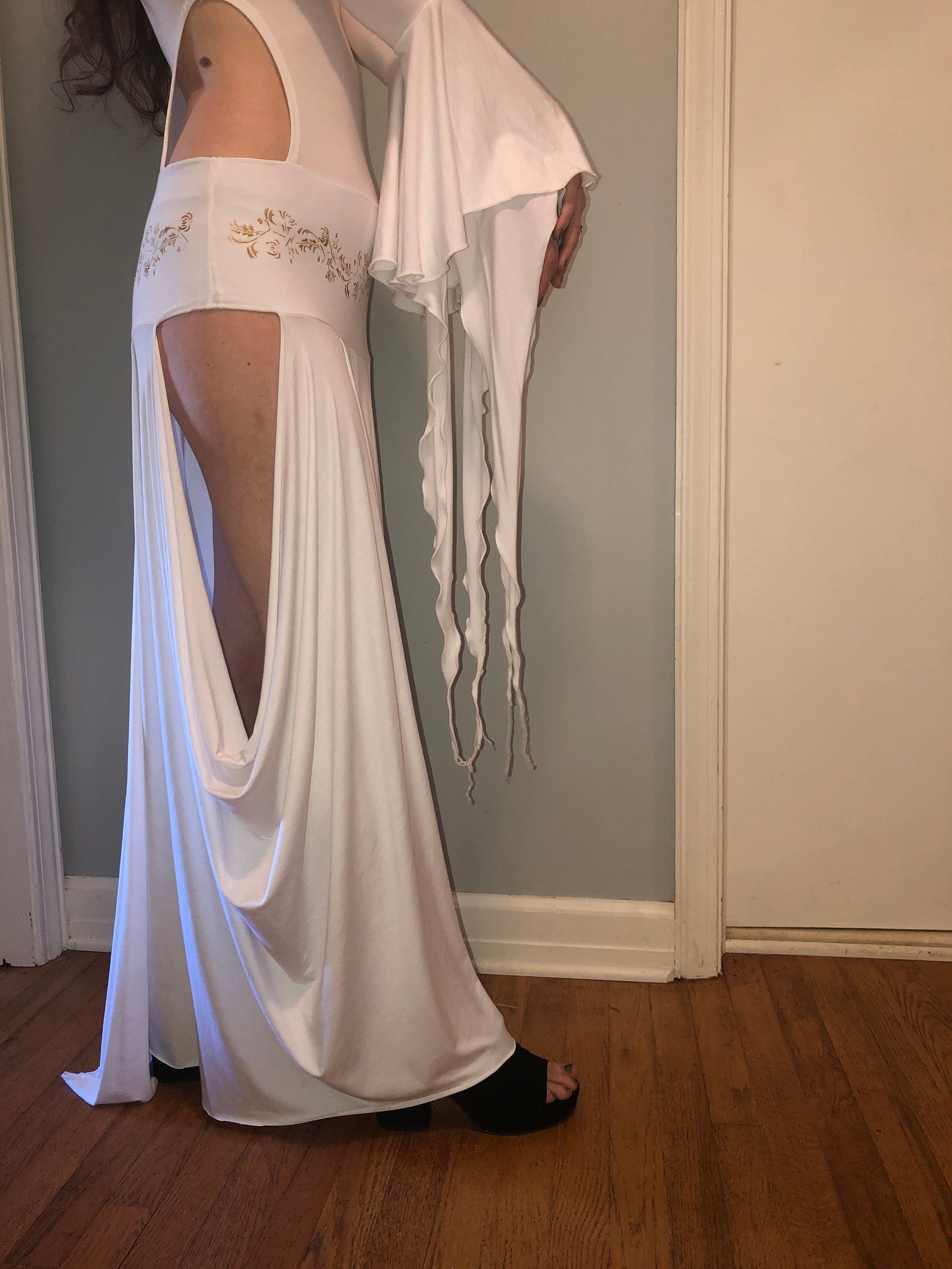 Priestess Dress Medieval Ceremonial Perfomance Dancewear | Etsy