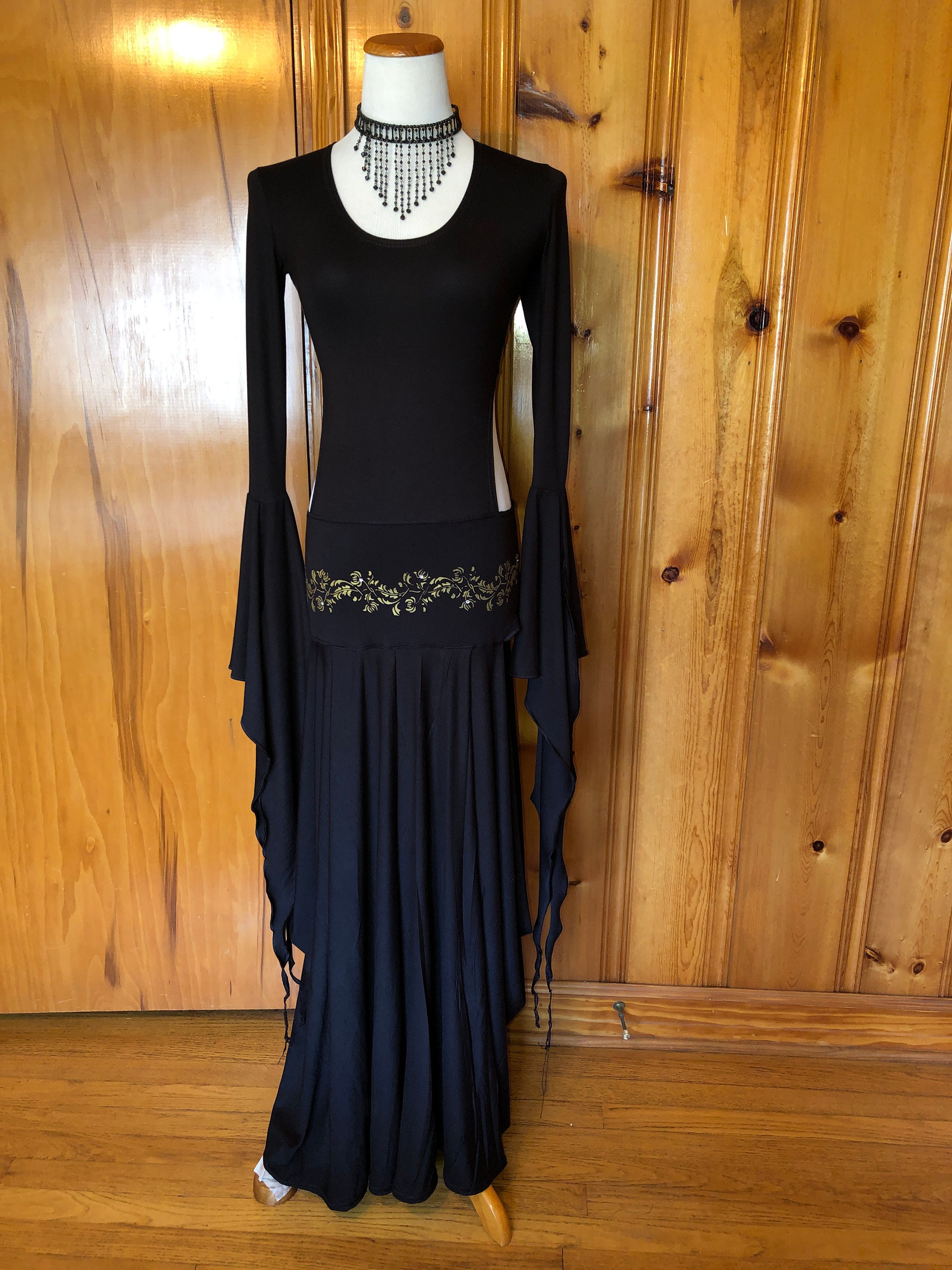 Priestess Dress, Medieval, Ceremonial, Perfomance, Dancewear, Soft ...