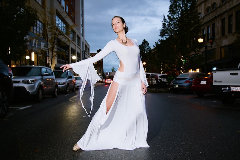 Priestess Dress, Medieval, Ceremonial, Perfomance, Dancewear, Soft ...