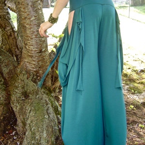 Sakura Open Hip Dance Pants, Cut Out, Low Rise, Wide Leg Flare ...