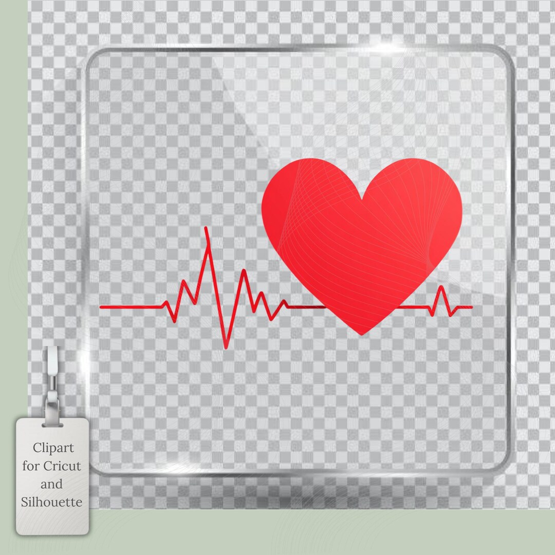 Bright Big Heart SVG PNG: Bright Clipart, Transparent File for Cricut ...