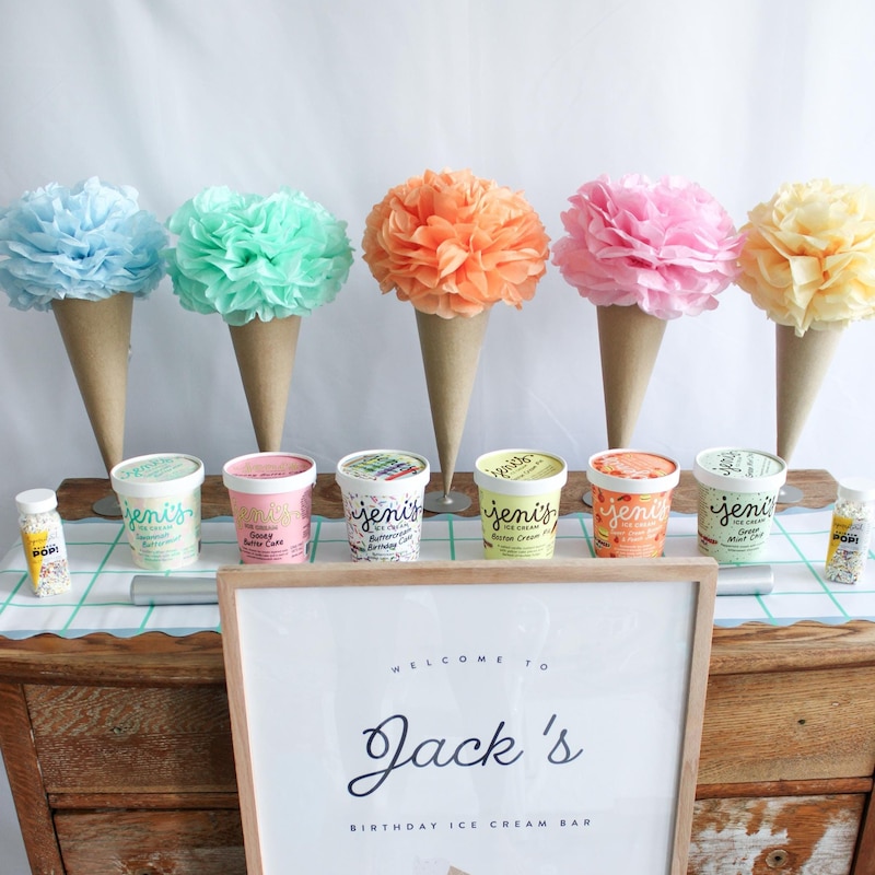 Ice Cream Party Decorations - Etsy