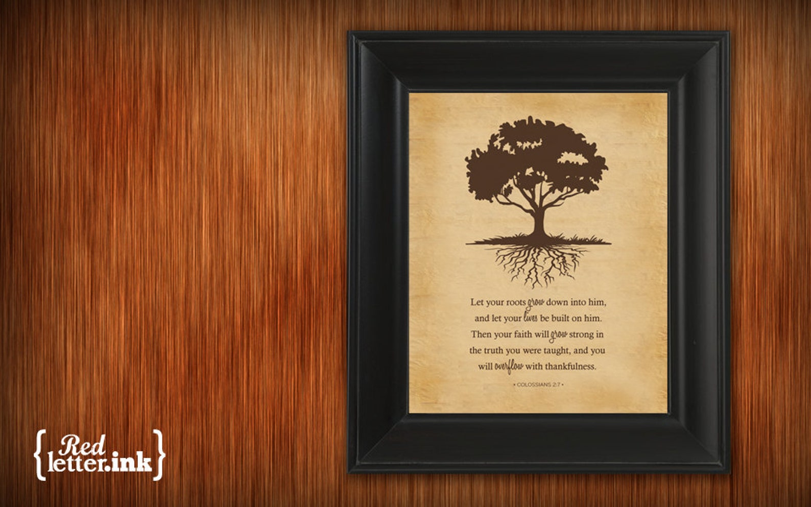 Wall Art - Roots Print (old Canvas Textured Background With Chocolate ...