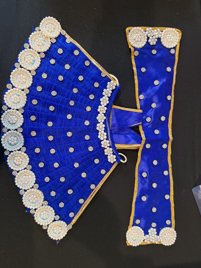 Maa Durga Idol Dress | Festival Outfit, Puja Decorations Blue Color - Etsy