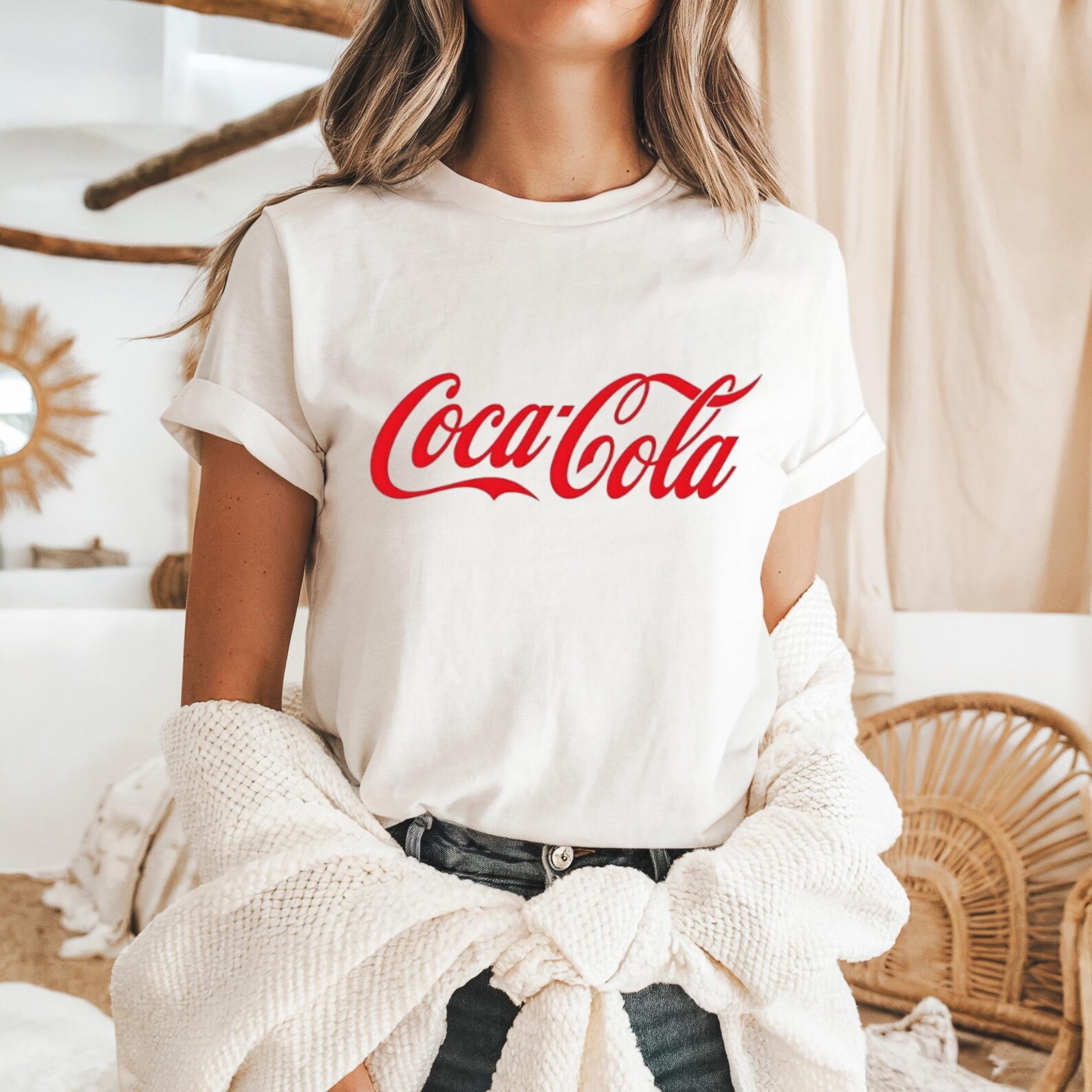 Coca Cola Logo DTF Transfer Ready to Press Christmas Dtf Heat Press - Etsy