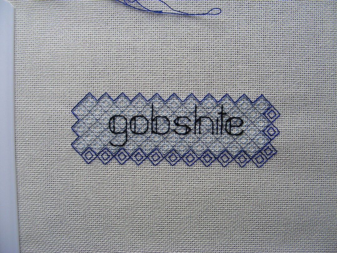 FONTS Blackwork Pattern Set - Etsy