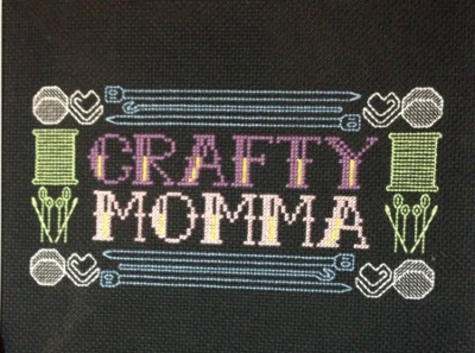 Crafty Momma Mama Cross-stitch Pattern - Etsy