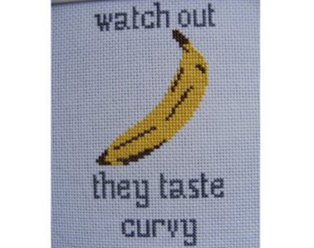 They Taste Curvy Cross-stitch Pattern - Etsy