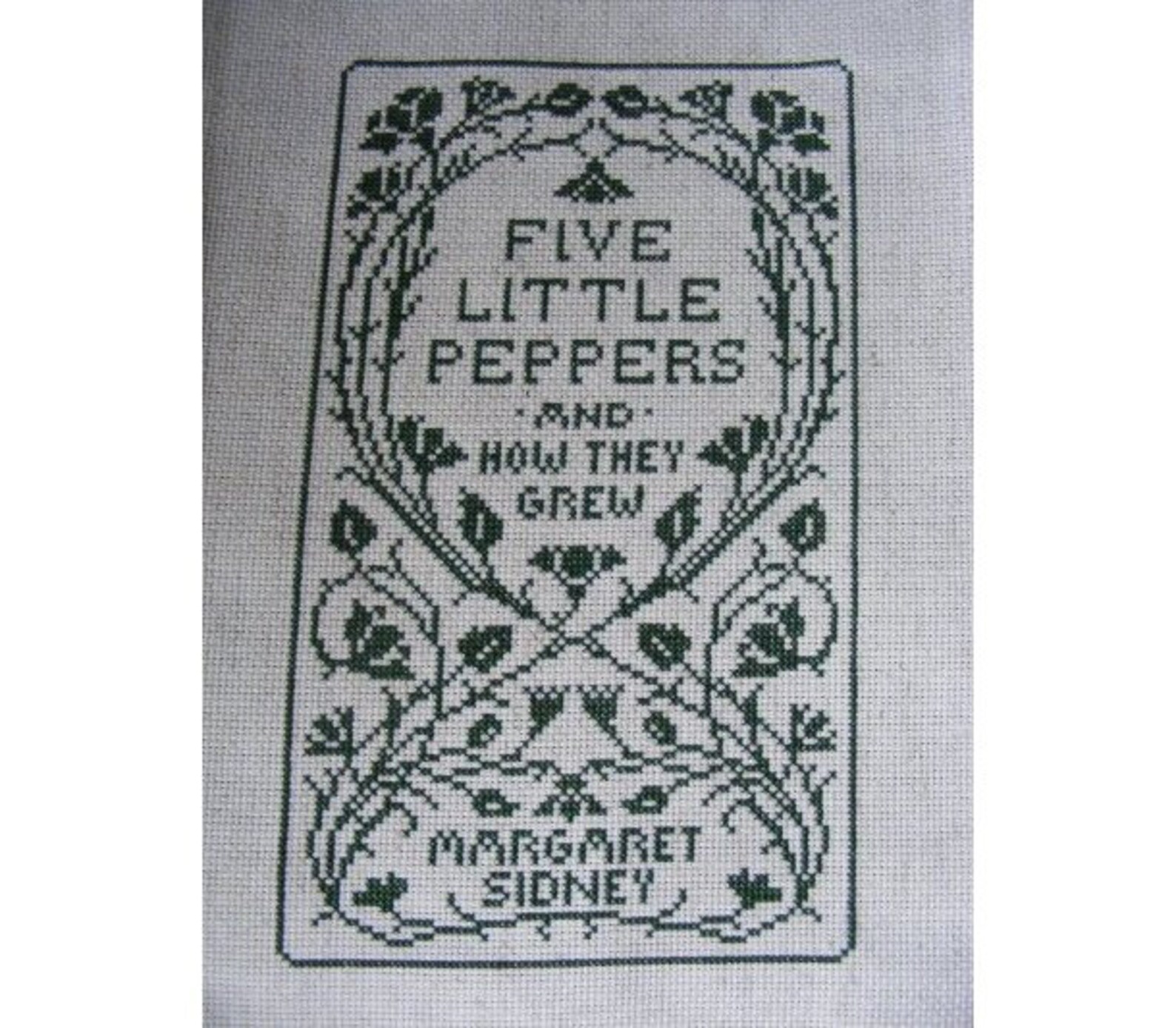 Five Little Peppers Book Cover Cross Stitch Pattern - Etsy
