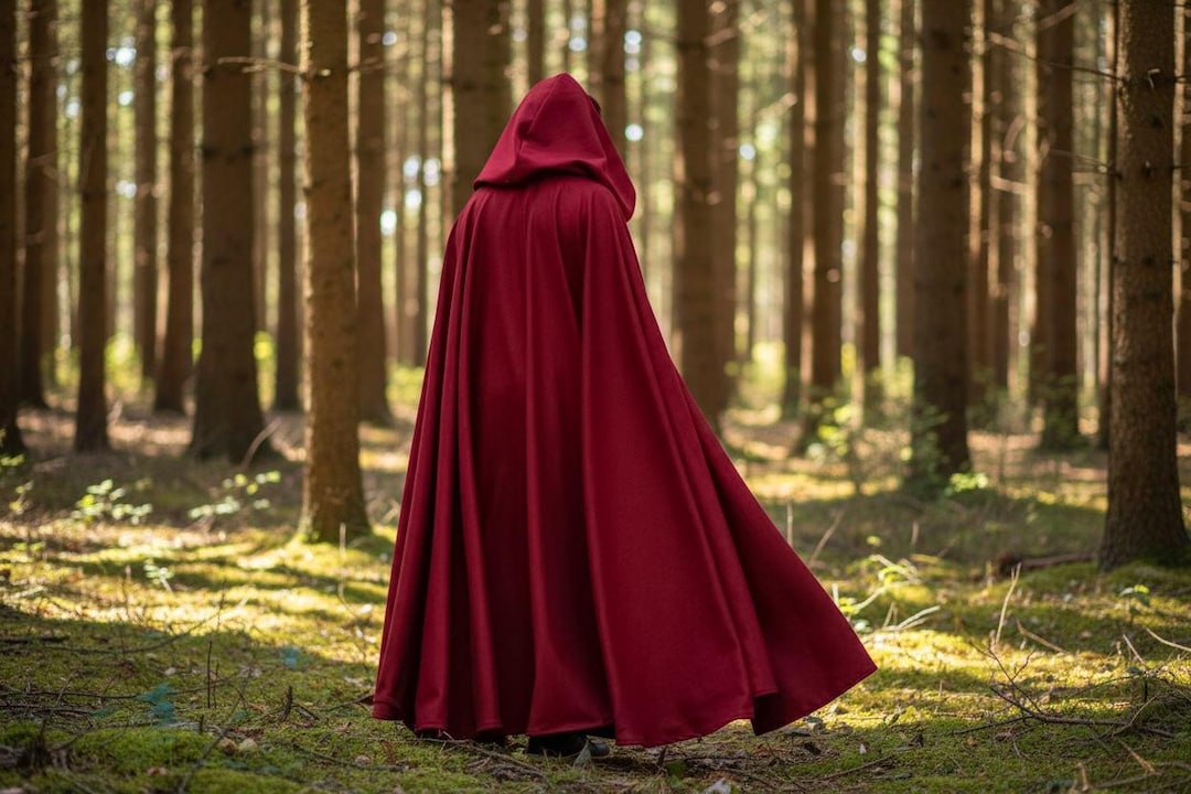Melton Wool Cloak – Full Circle Medieval Cloaks, LARP, Renaissance ...