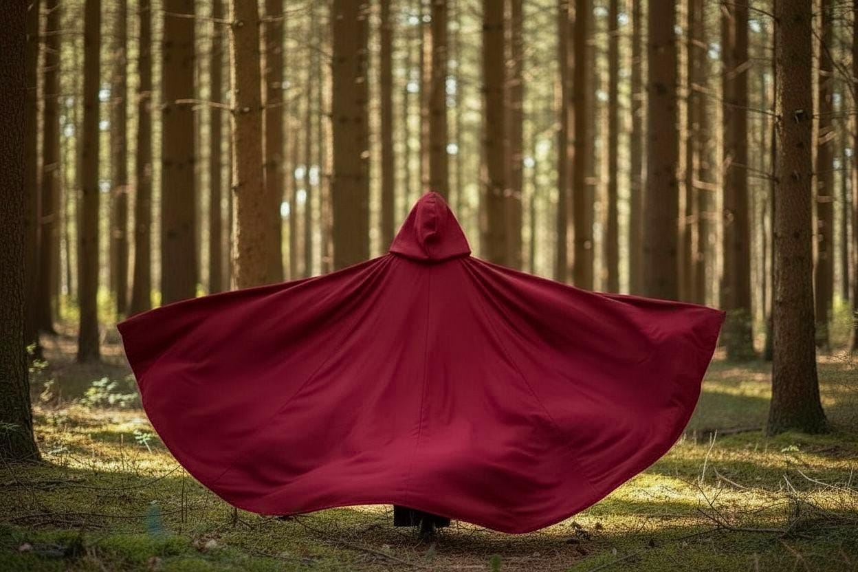 Melton Wool Cloak – Full Circle Medieval Cloaks, LARP, Renaissance ...