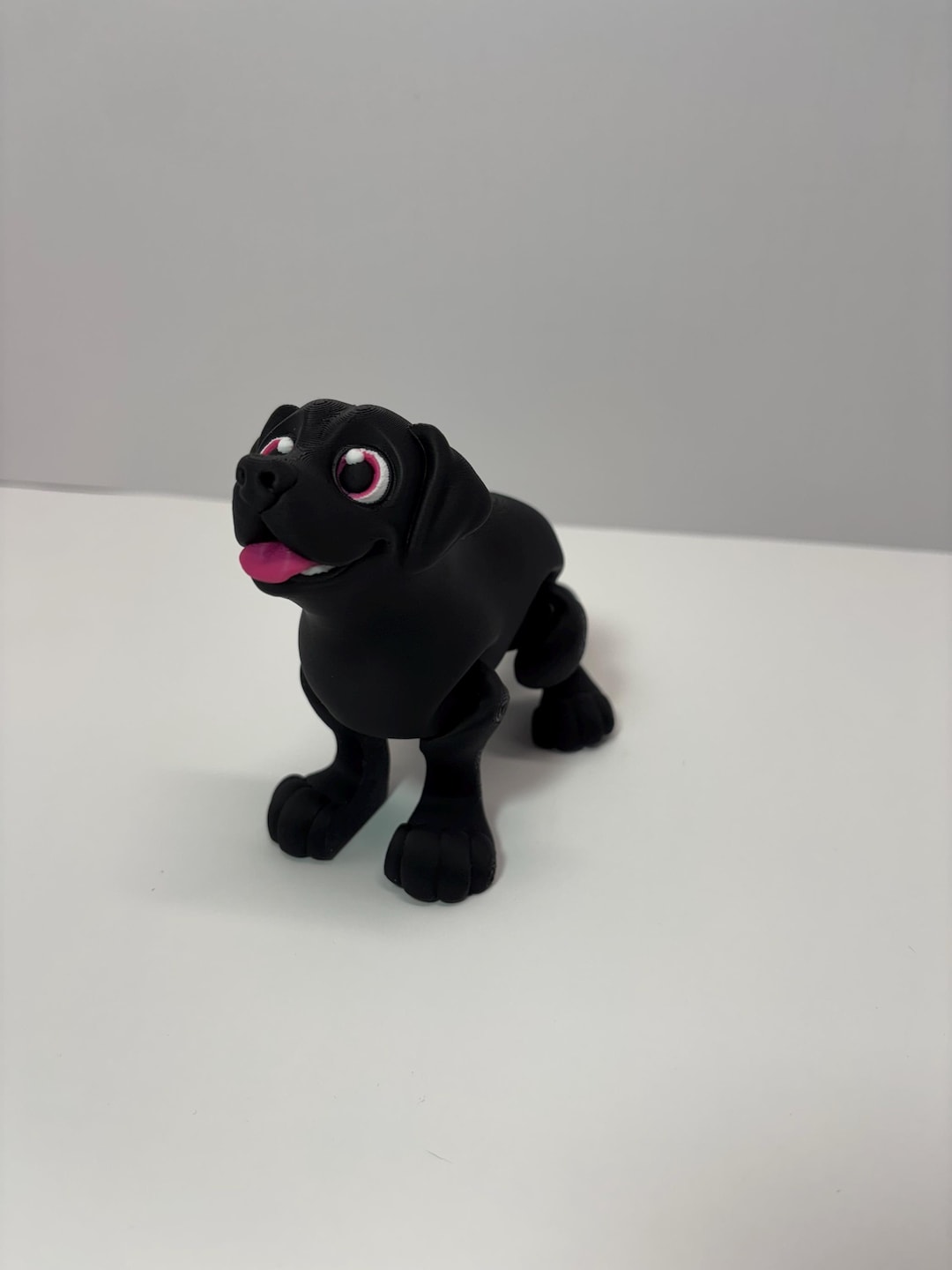 3D Printed Articulated Black Lab - Etsy