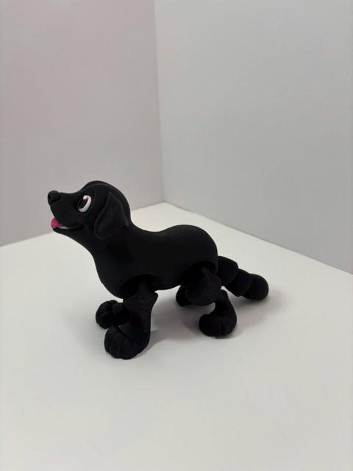 3D Printed Articulated Black Lab - Etsy