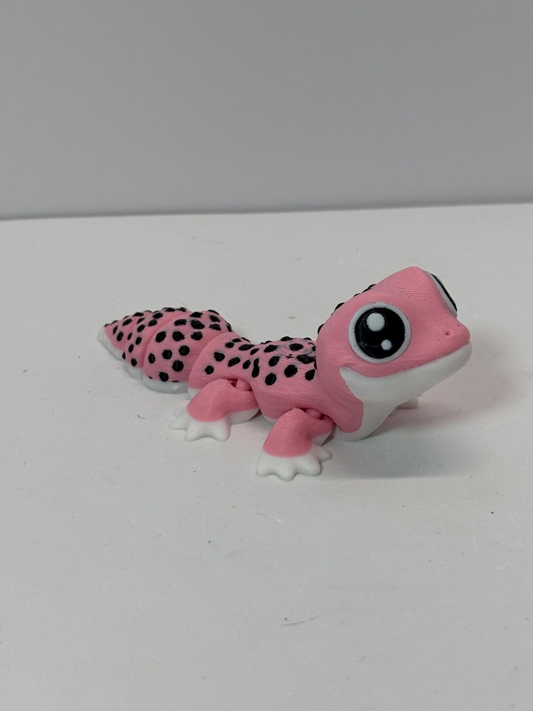 3D Printed Small Articulated Leopard Geico Toy - Etsy