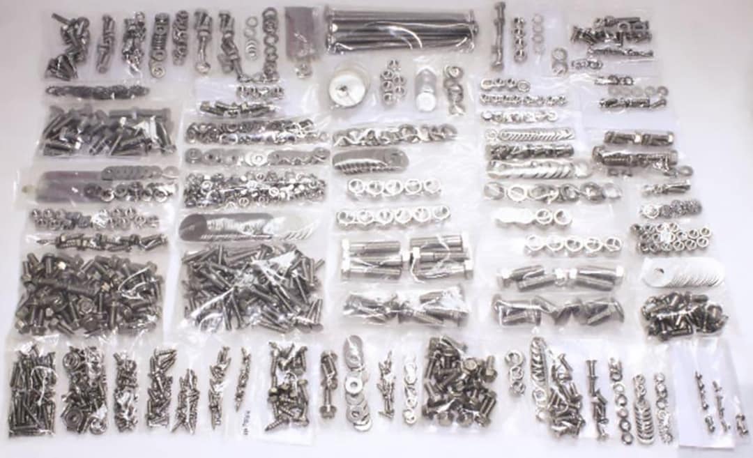 Chevy Chevelle Complete Body Bolt Kit 1970 1971 1972 Polished Stainless ...