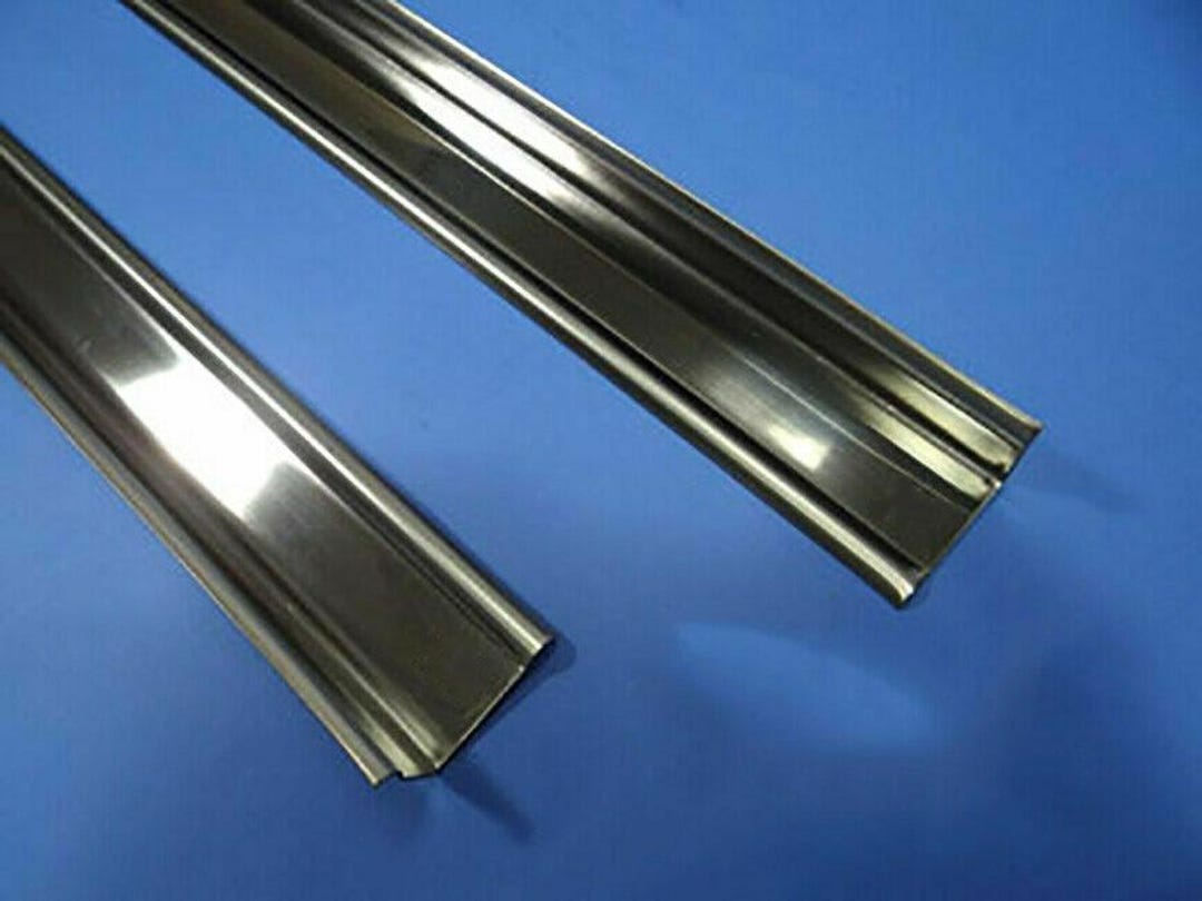 Angle Strips 80" Polished Stainless Steel Chevy Chevrolet Ford Dodge ...