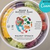 Personalized Fresh Food Salad Label Template.editable Canva Design for ...