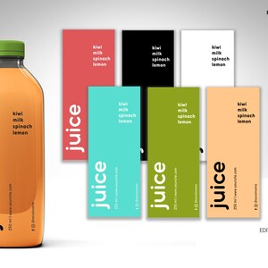 Printable Transparent Fresh Juice Labels Template,editable Canva Juice ...
