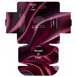 Editable Mailing Box for Canva.custom Subscription Packaging Box Design ...