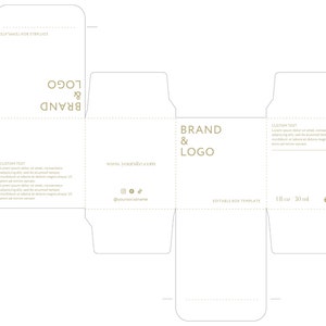 Custom Editable Candle Box Template for Canva.custom Masculine & Luxury ...