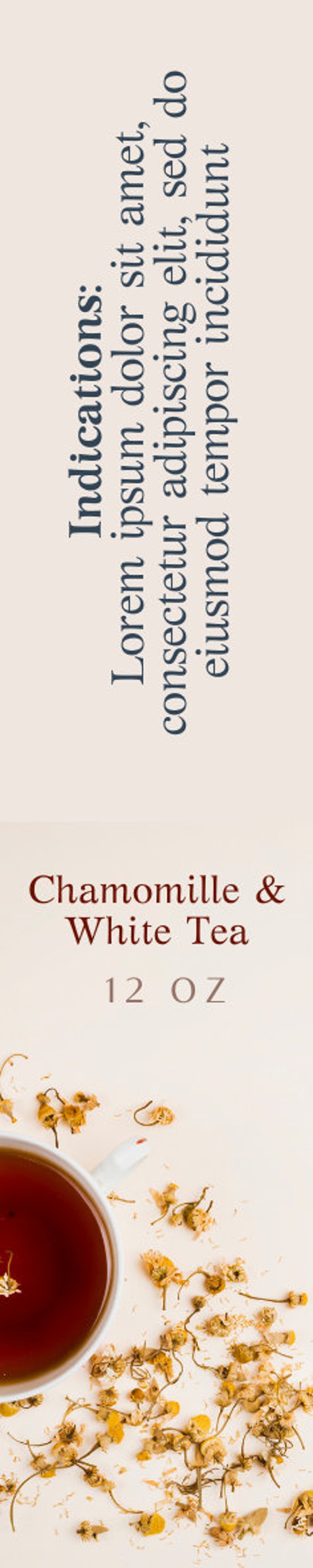 Printable Tea Label Template Bundle, Editable Tea Labels Template ...