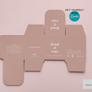 Candle Packaging Boxes Template.printable Square Box Template.colorful ...