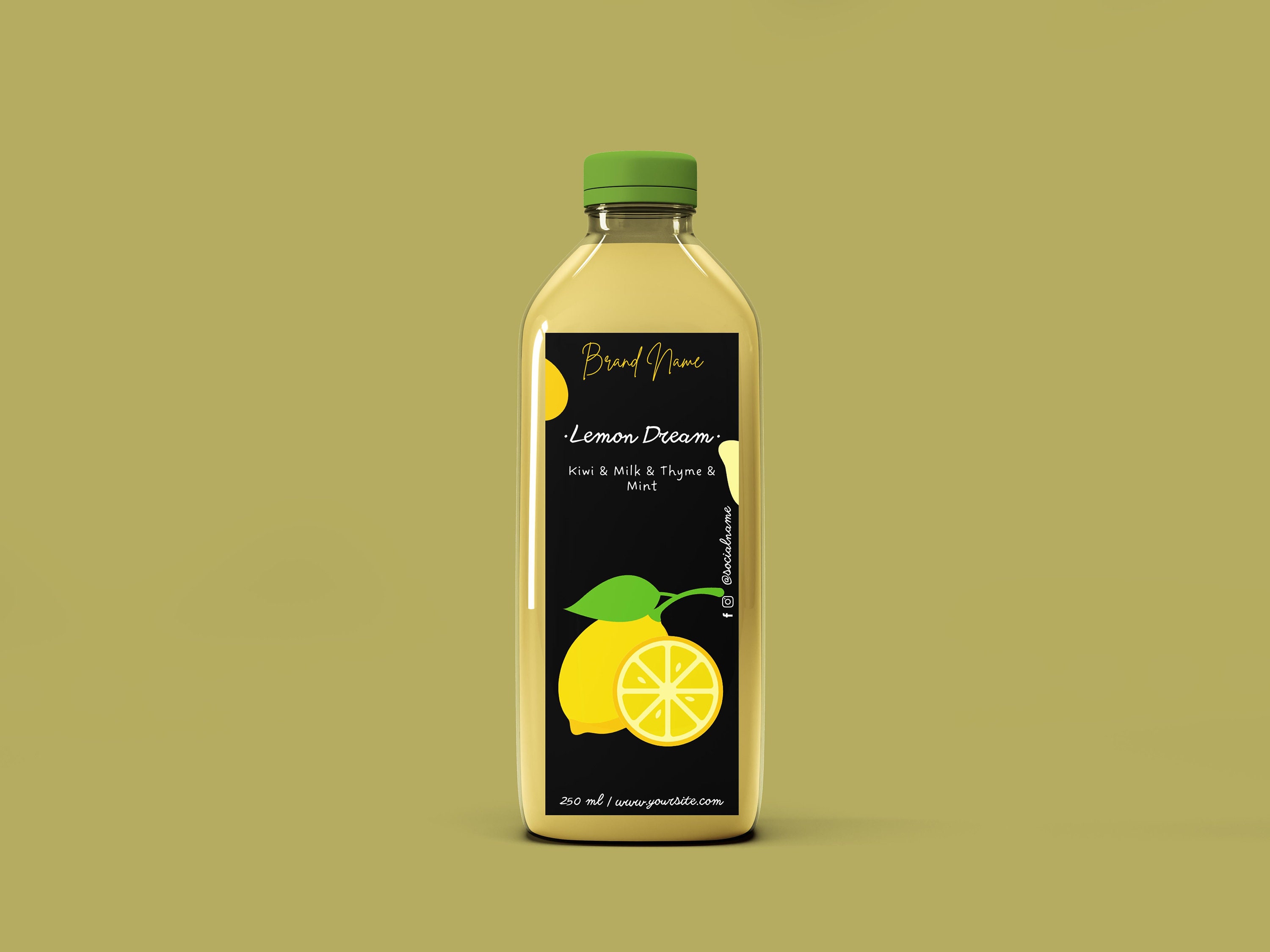 Custom Printable Juice Bottle Label. Editable Juice Bottle Label. Cold ...