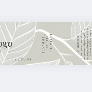 Editable Wrap Sleeve Label Template for Clothing & Bags,custom Belly ...